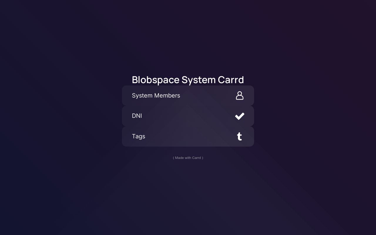 Homepage [blobspacesystem.carrd.co]